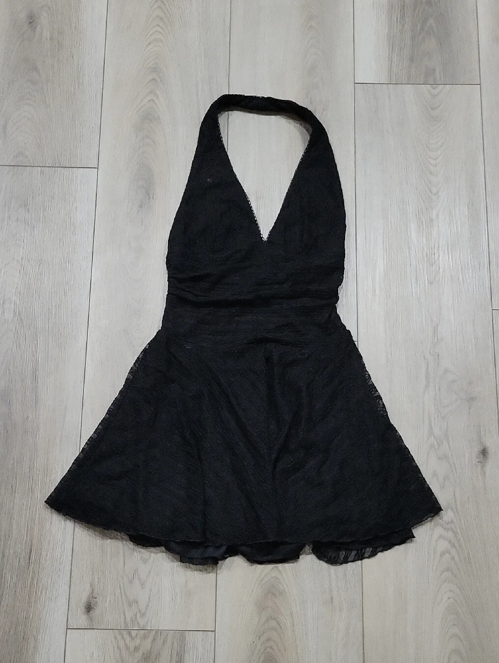 Cotton Candy | Dresses | Cotton Candy Black Halter Mini Dress | Poshmark
